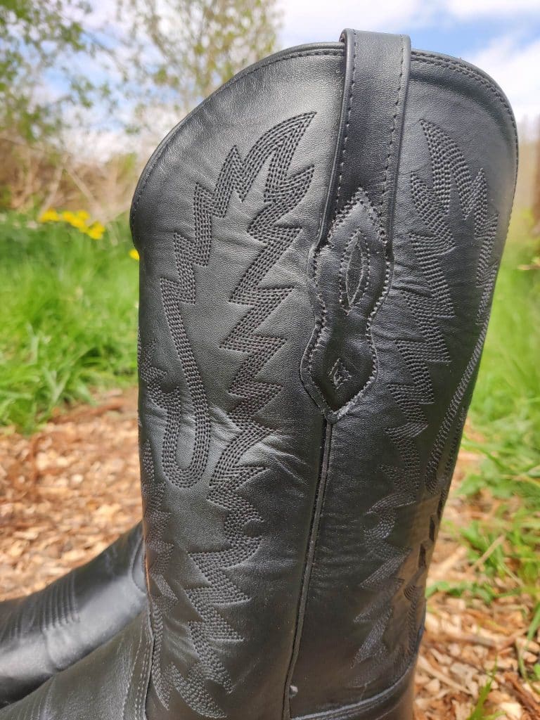 Old West LF1510E Cowboylaarzen Zwart - Paardenspul Judith Beukema