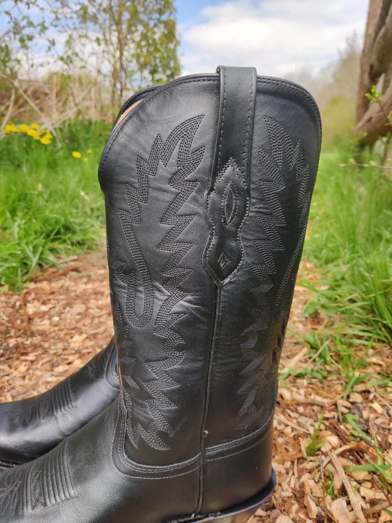 Old West LF1510E Cowboylaarzen Zwart - Paardenspul Judith Beukema