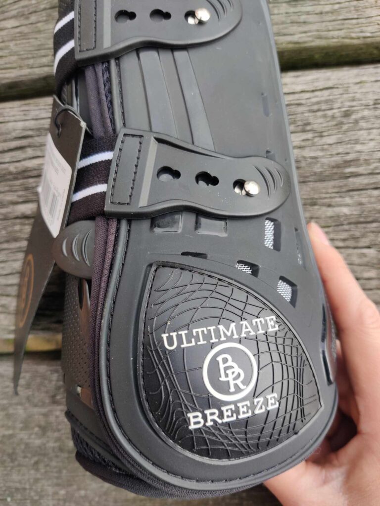 BR Peesbeschermers Ultimate Breeze Zwart - Paardenspul Judith Beukema